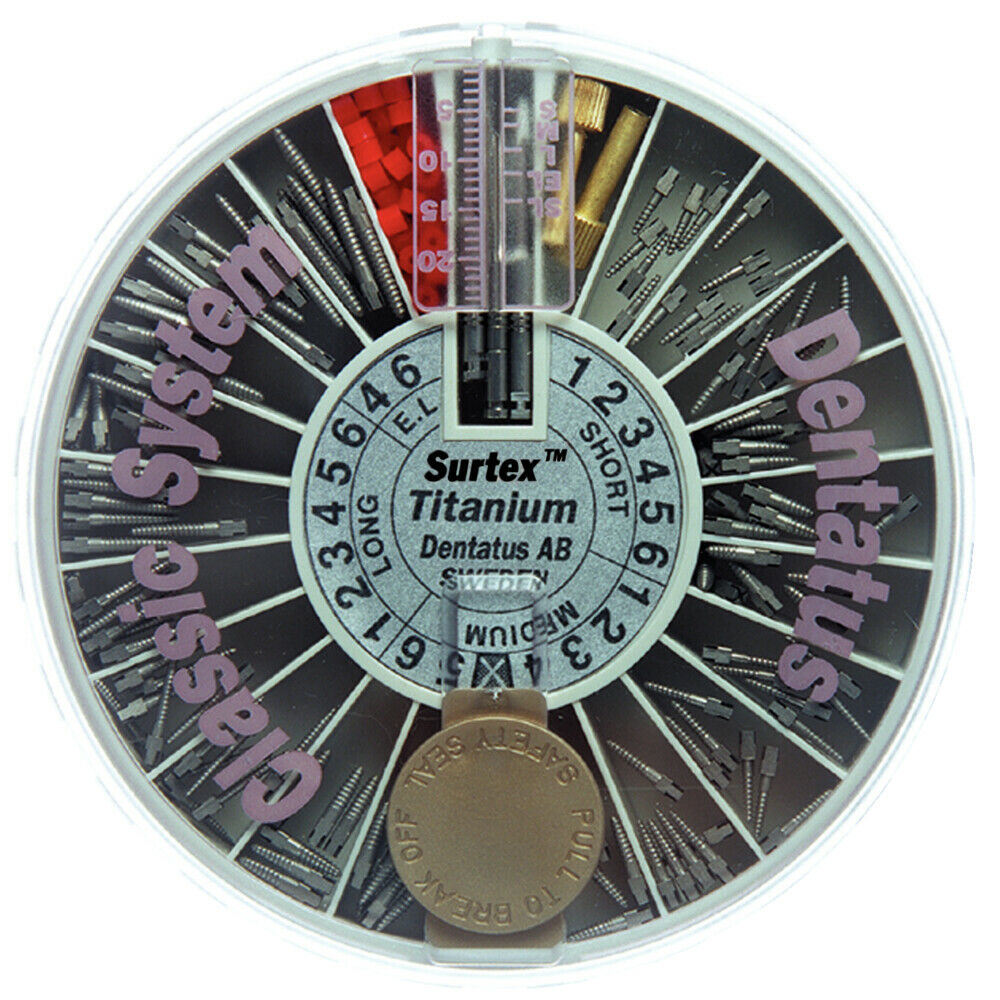 Dentatus Surtex titan skruer TST-B sett 1 x 120 stk — NO1