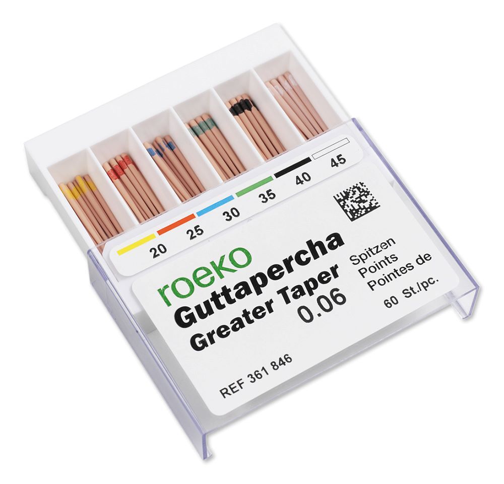 Coltene Roeko Guttaperkapoint Greater 0.06 40 1 x 60 stk — NO1