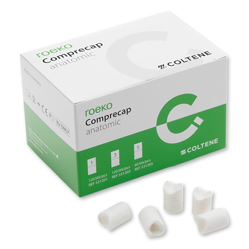 Coltene Roeko Comprecap Anatomic S1 8 mm 1 x 120 stk — NO1