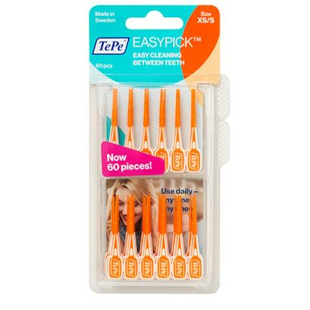 TePe EasyPick XS/S orange refill 10 x 60 stk — NO1