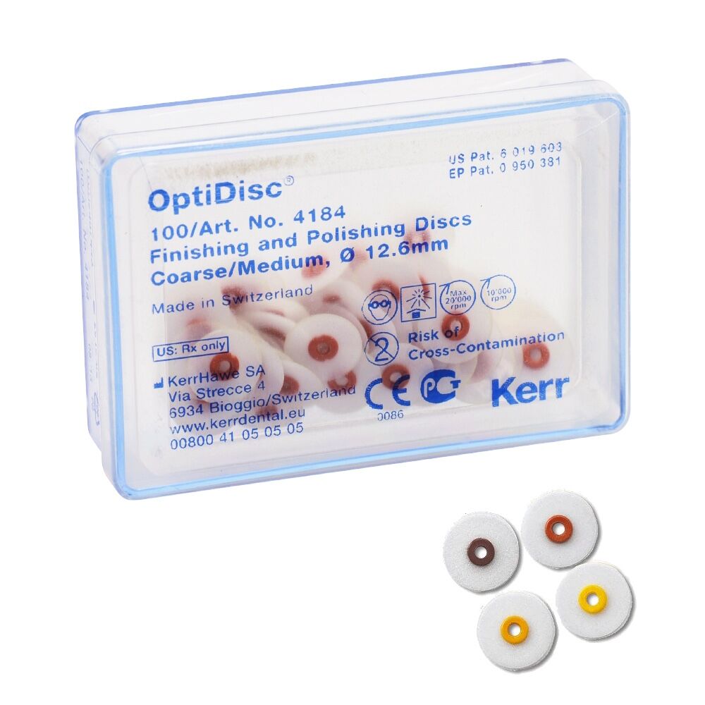 Kerr OptiDisc pusseskiver Coarse/Medium 12.6mm 1 x 100 stk — NO1