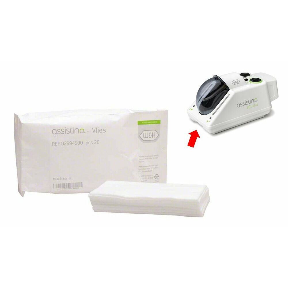 W&H Assistina filter/absorberende servietter 1 x 20 stk — NO1