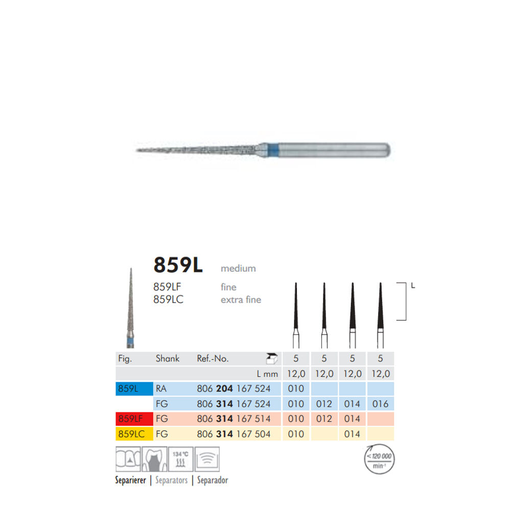 Meisinger Diamant M 859L 314 016 FG Blå 1 x 5 stk — NO1