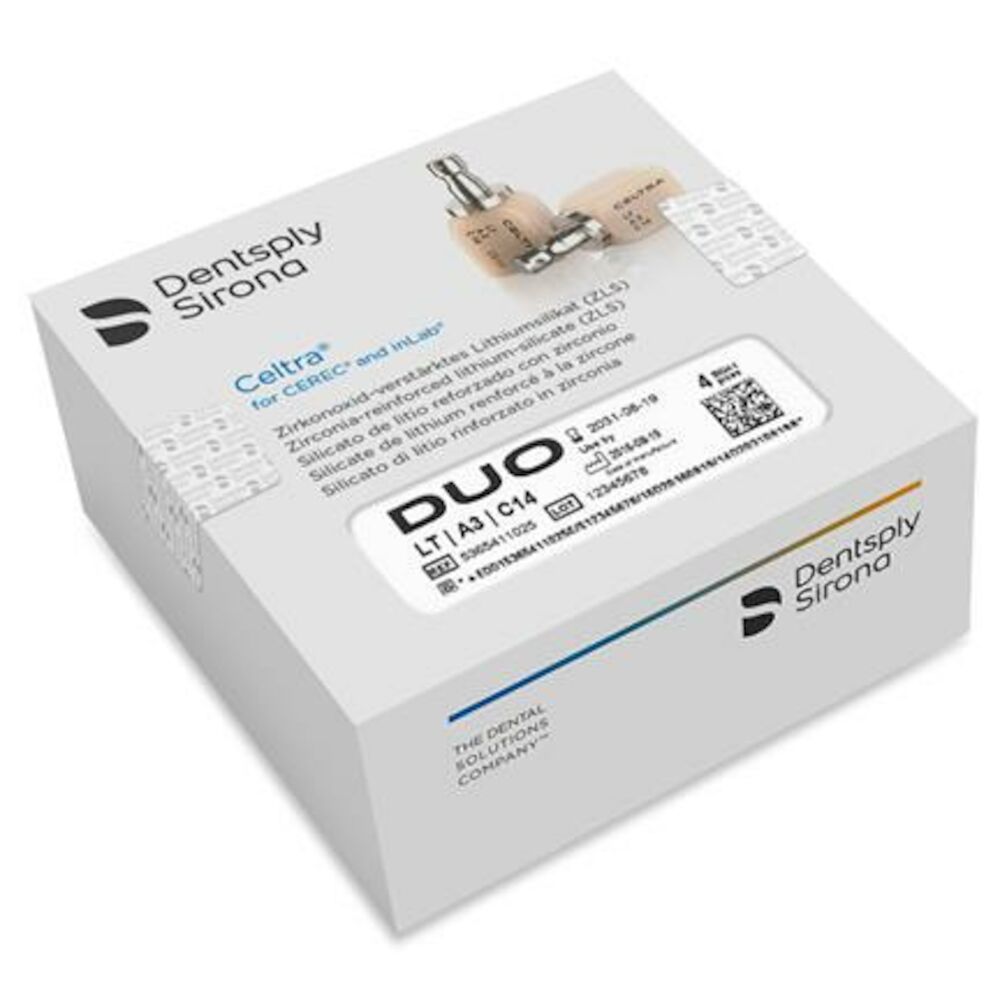 Dentsply Celtra Duo CAD Blocks LT C1, C14 1 x 4 stk — NO1