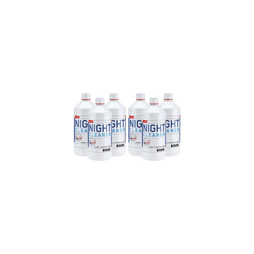 EMS Night Cleaner rengjøring og desinfeksjon 6 x 800 ml — NO1