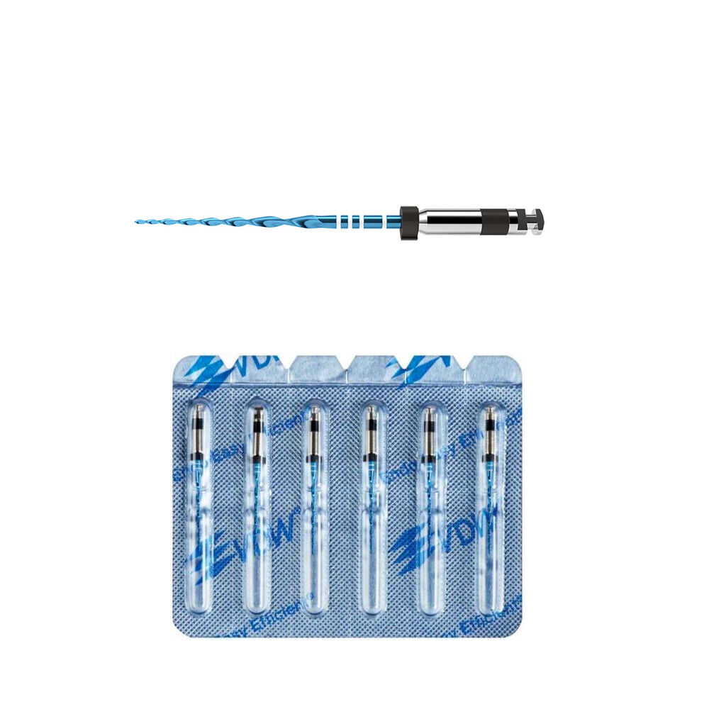 VDW Reciproc BLUE Sterile Filer R40 Taper 0 06 Sort 25mm 6 X 1 Stk NO1 VDW Reciproc BLUE Sterile Filer R40 Taper 0 06 Sort 25mm 6 X 1 Stk NO1
