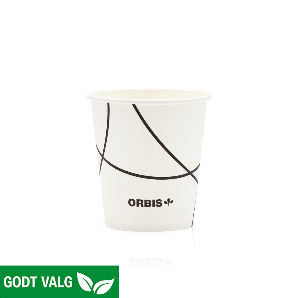 ORBIS Drikkebeger papp 180ml 20 x 50 stk — NO1