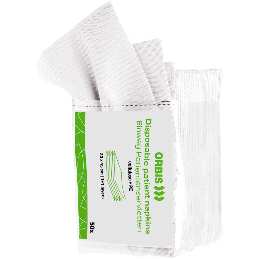 ORBIS 2 lags serviett 33x45cm Hvit 1 x 500 stk — NO1