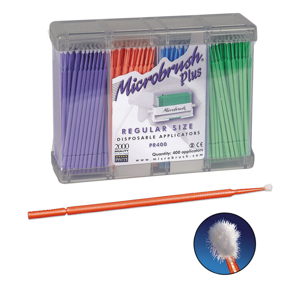 Microbrush Plus Regular refill assortert 1 x 400 stk — NO1