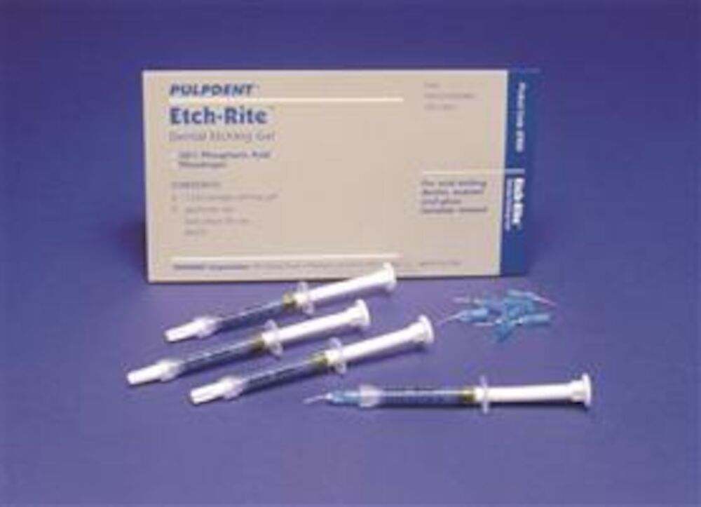 Pulpdent Etse Gel Blå (Etch-Rite Kit ) 4 x 1.2 ml — NO1
