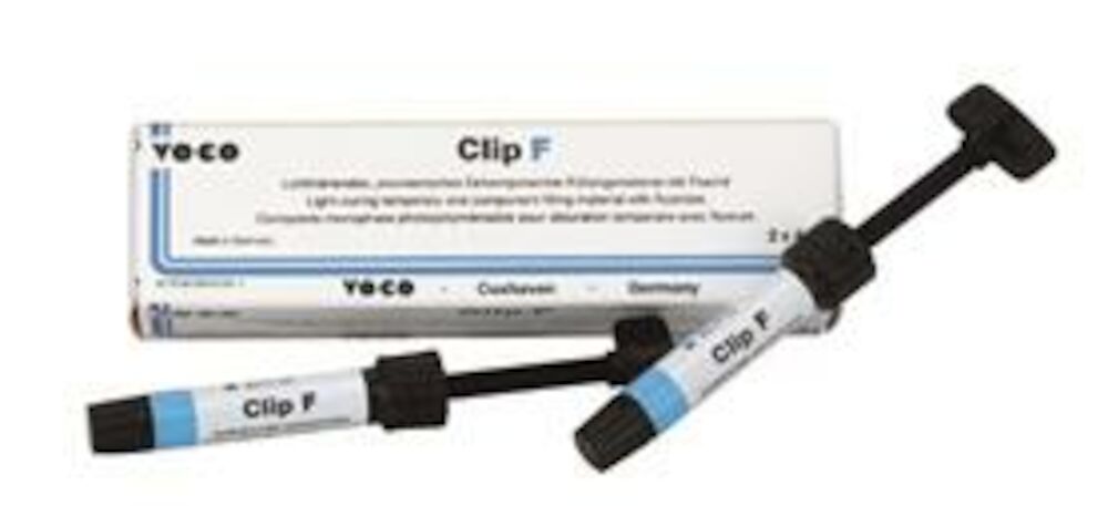 VoCo Clip F LC midlertidig fylling, sprøyte 2 x 4 g — NO1