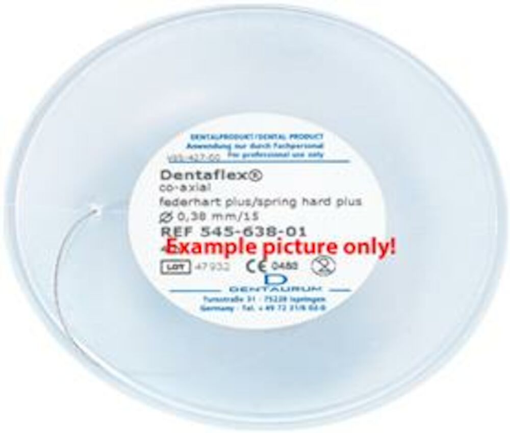 Dentaurum Dentaflex wire 6-strand co-axial 0,45 mm/18 Superfjærhard 1 x ...