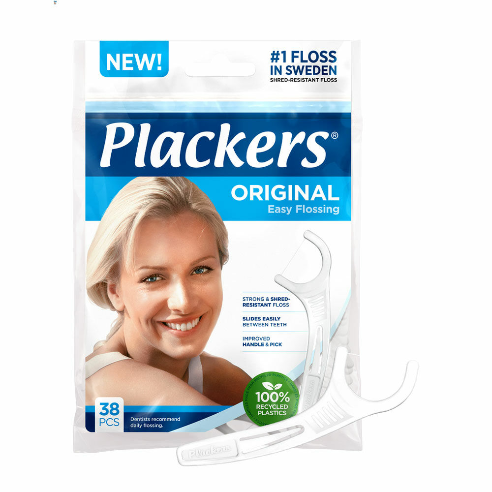 Plackers Original tanntrådbøyle 12 x 38 stk — NO1