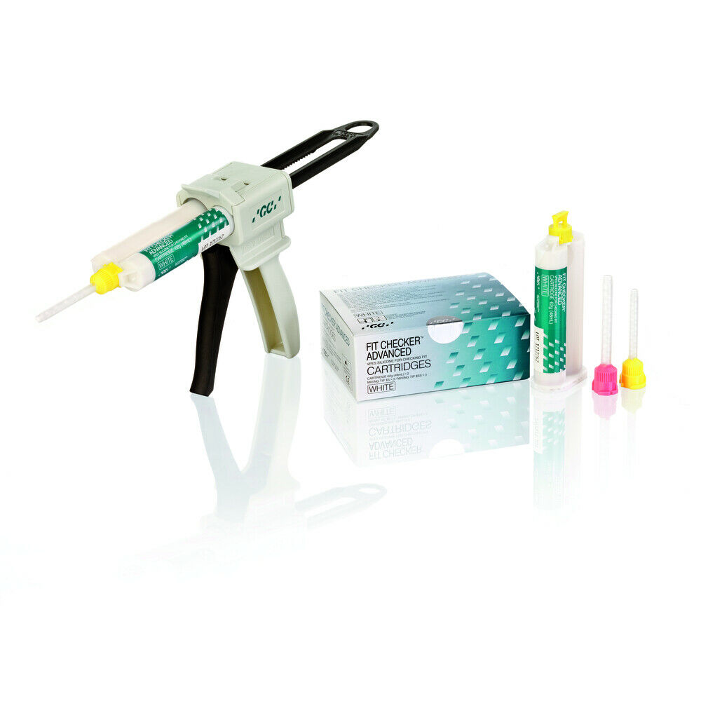 GC Fit Checker Advanced Hvit, Automix 2 x 62 g — NO1